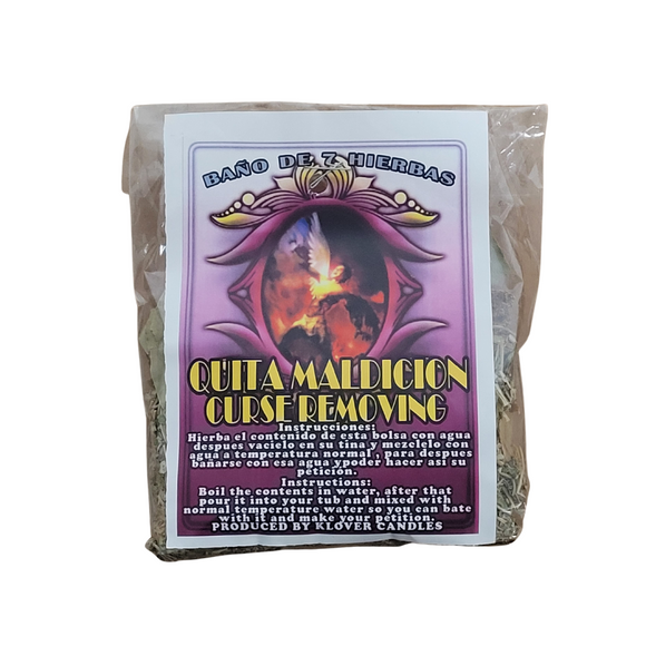 Quita Maldicion Bano De Hierbas / Curse Removing Herb Bath